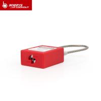 China CE Certification ABS Cable Safety Padlock all different colors(8) for sale