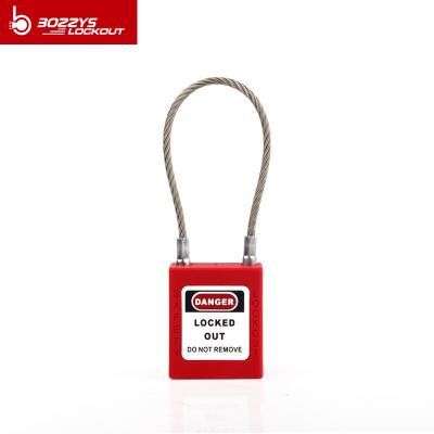 China CE Certification ABS Cable Safety Padlock all different colors(8) for sale