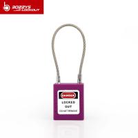 China CE Certification ABS Cable Safety Padlock all different colors(8) for sale