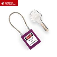 China CE Certification ABS Cable Safety Padlock all different colors(8) for sale