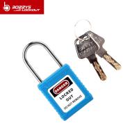 China BOSHI Super September 38mm Steel Shackle Insulation Nylon PA Material Safety Lockout for sale