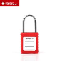 China 4mm DiaThin Shackle Safety Padlock for Industrial Red, Yellow, Bule, Green, Black, White, Orange, Purple for sale
