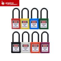 China OSHA ABS Plastic 38mm Nylon Insulation Shackle Padlock for sale