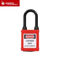 China BOSHI Industrial Products Lock Body Material Nylon PA Safety Lock Padlock for sale