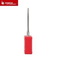 China STAINLESS STEEL WIRE SAFETY PADLOCK BD-G41 any colors available, usually red and yellow for sale