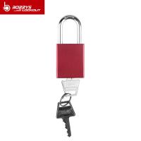 China Auto-Popup Aluminum locks Colorful Padlock with Master Key for sale