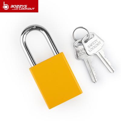 China Auto-Popup Aluminum locks Colorful Padlock with Master Key for sale