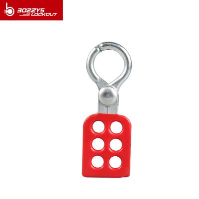 China Red Color Steel Lockout Hasp , Multi Padlock Hasp For Industrial Gate Valves for sale