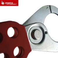 China Safety Lockout Hasp 38MM Lock Shackle Diameter With Steel And Nylon PA Material for sale