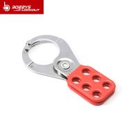 China Safety Lockout Hasp 38MM Lock Shackle Diameter With Steel And Nylon PA Material for sale