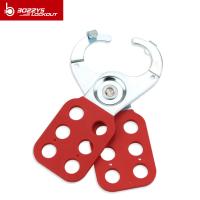 China Safety Lockout Hasp 38MM Lock Shackle Diameter With Steel And Nylon PA Material for sale