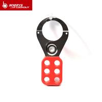 China Safety Lockout Hasp 38MM Lock Shackle Diameter With Steel And Nylon PA Material for sale