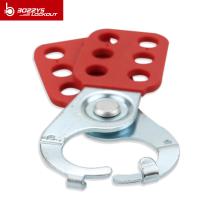 China Safety Lockout Hasp 38MM Lock Shackle Diameter With Steel And Nylon PA Material for sale