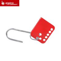 China Stainless Steel Safety Lockout Hasp Hard To Pry Customized Color Logo OEM for sale