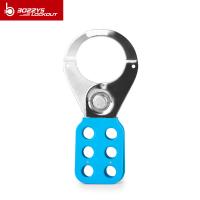 China Vinyl Coated Safety Lockout Hasp CE Certification Structural Engineering Design for sale