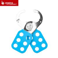 China Vinyl Coated Safety Lockout Hasp CE Certification Structural Engineering Design for sale