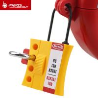 China BOSHI New Product 4 Holes Nylon Body Material Lockout Hasp For Workplace for sale