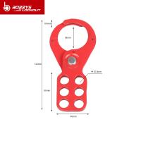 China ABS Safety Steel Aluminum Lockout Hasp With Padlock multifunction for industrial business for sale
