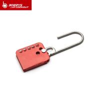 China BOSHI High Quality 7 Holes Steel Material Shackles Lockout Tagout Hasp for sale