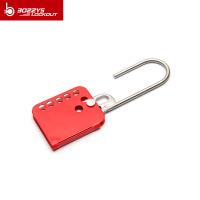 China BOSHI High Quality 7 Holes Steel Material Shackles Lockout Tagout Hasp for sale