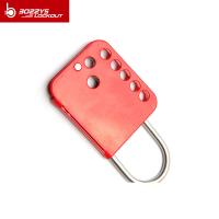 China BOSHI High Quality 7 Holes Steel Material Shackles Lockout Tagout Hasp for sale