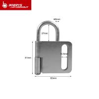 China B Shaped Stainless Steel Hasp For Interlocking Galvanized Rustproof Surface for sale