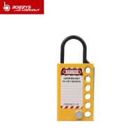 China BOSHI Hot Sale Products Aluminum Alloy Material Lockout Hasp For 6 Padlocks for sale