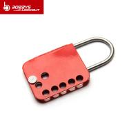 China Hardened Steel Master Lock Padlock Hasp , Butterfly Steel Lockout Hasps for sale