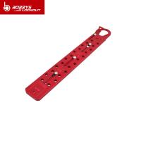 China 24 Padlocks Vinyl Coated Hasp , Wear Resistant Safety Hasp Lock Red Color for sale