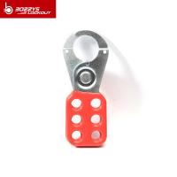 China Durable PA Coated Brady Lockout Hasp , Easy Operate Dual Padlock Hasp for sale