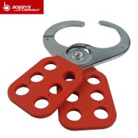 China Rustproof Industrial Safety Lock Hasps , Six Holes Master Lock Locking Hasp for sale