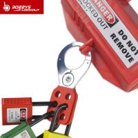 China Rustproof Industrial Safety Lock Hasps , Six Holes Master Lock Locking Hasp for sale