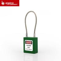 China Stainless Steel Cable Wire Shackle Safety Lockout Padlock OEM Color G44 for sale