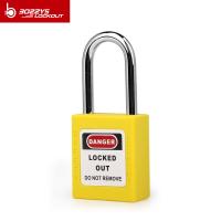 China 38mm Shackle Plastic Ip65 Safety Padlock With Master Keys G02 for sale