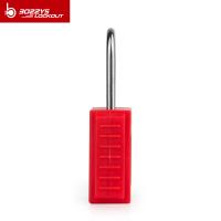 China Multi Colored 4mm Dia Thin Shackle Safety Padlock for Industrial for sale