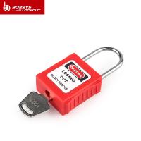 China Multi Colored 4mm Dia Thin Shackle Safety Padlock for Industrial for sale