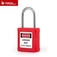 China Multi Colored 4mm Dia Thin Shackle Safety Padlock for Industrial for sale