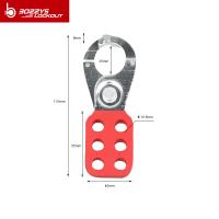 China 6 Hooks Steel Lockout Hasp Anti Rust Vinyl Resin Insulating for sale