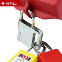 China Sturdy 8 Padlocks Butterfly Shape Safety Lockout Hasp Rust Proof for sale