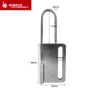 China Rustproof Safety Lockout Hasp Butterfly Safety Lockout Tagout for sale