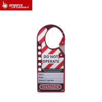 China Multi Function Labeled Lockout Hasps Double Padlock Hasp For 6MM Lock Hole for sale
