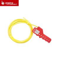 China Rotatable Yellow Adjustable Cable Lockout Impact Resistant for sale