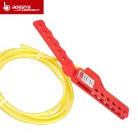 China Rotatable Yellow Adjustable Cable Lockout Impact Resistant for sale