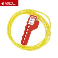 China Rotatable Yellow Adjustable Cable Lockout Impact Resistant for sale