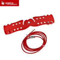 China Insulated Universal Adjustable Cable Lockout Fish Type for sale
