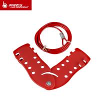 China Insulated Universal Adjustable Cable Lockout Fish Type for sale