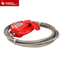 China 4 Padlock 1.8M Adjustable Cable Lockout With 6MM Anti UV PVC Outer Layer for sale