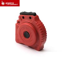 China Impact Resistant Master Lock Adjustable Cable Lockout Concave Design for sale