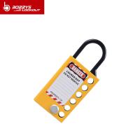 China Aluminum Alloy Wear Resistant Safety Lockout Hasp Yellow Color for sale