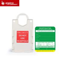 China ABS Engineering Plastic Safety Lockout Tags Scaffold Safety Inspection Tags for sale